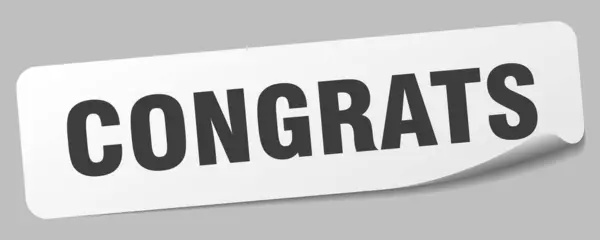 Felicidades Sello Felicidades Signo Redondo Etiqueta Sobre Fondo ...