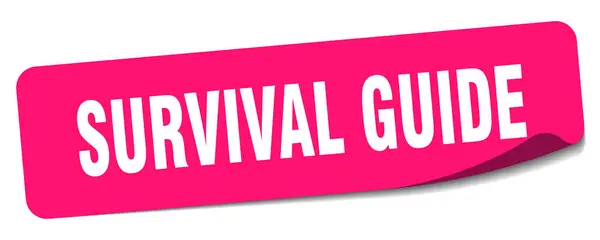 Survival Guide Stamp Survival Guide Sign Label Transparent Background ...
