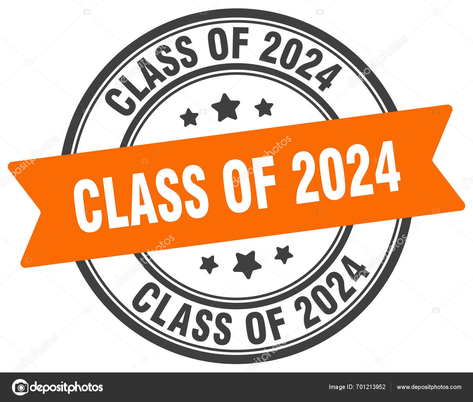 Марка 2024 Года Класс 2024 Круглый Знак Этикетка Прозрачном Фоне ...