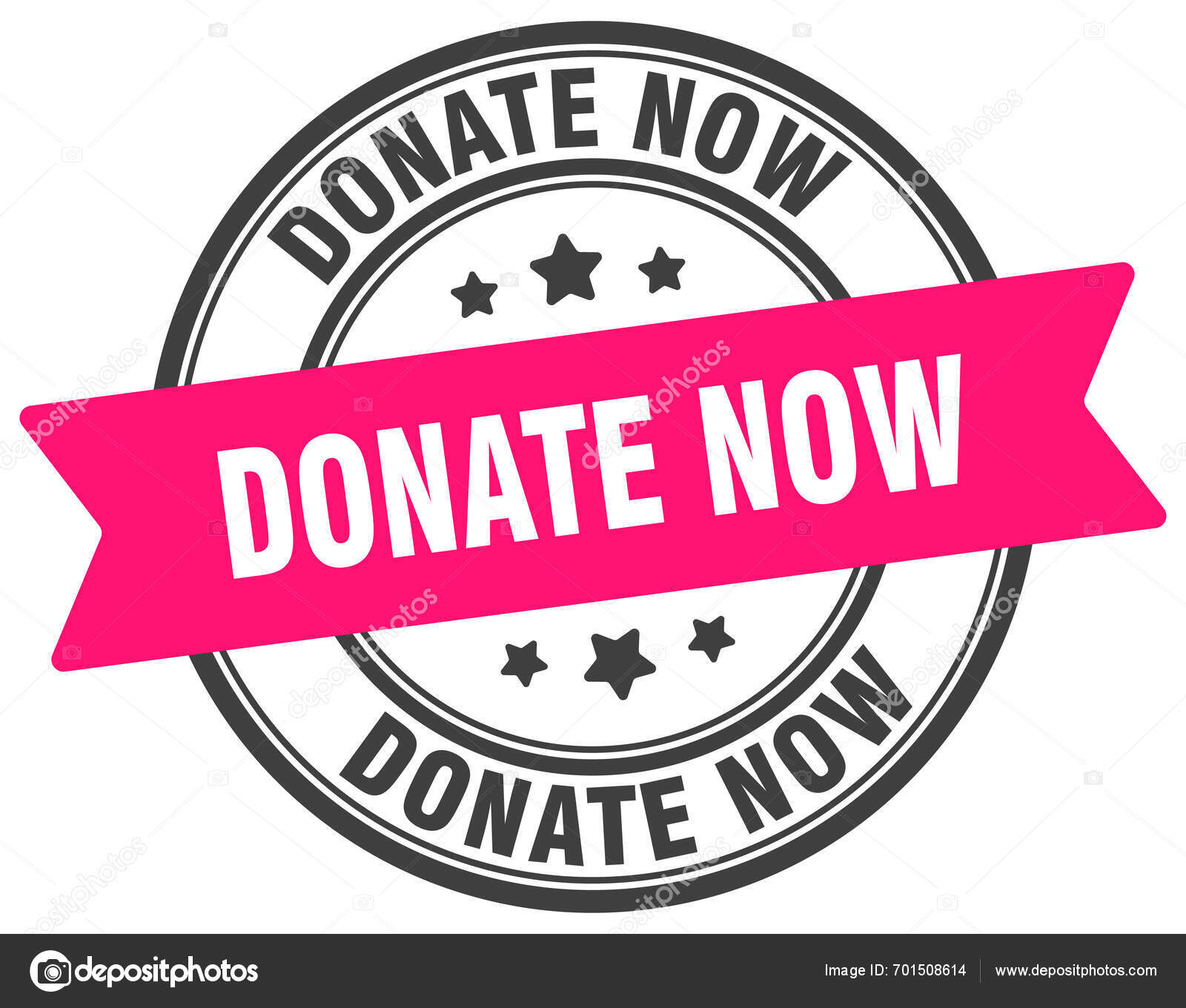 Donate Now Stamp Donate Now Sign Label Transparent Background Stock ...