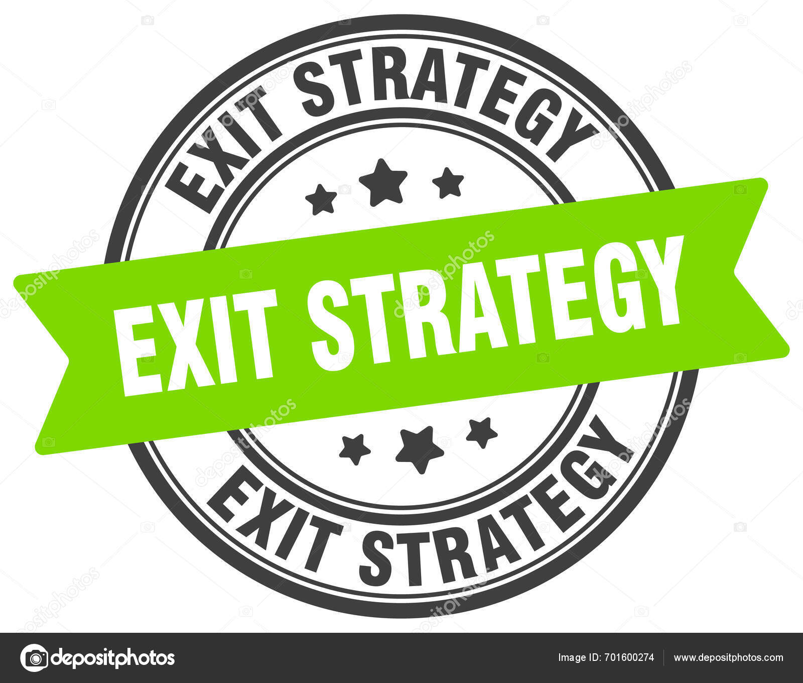 Exit Strategy Stamp Exit Strategy Sign Label Transparent Background ...