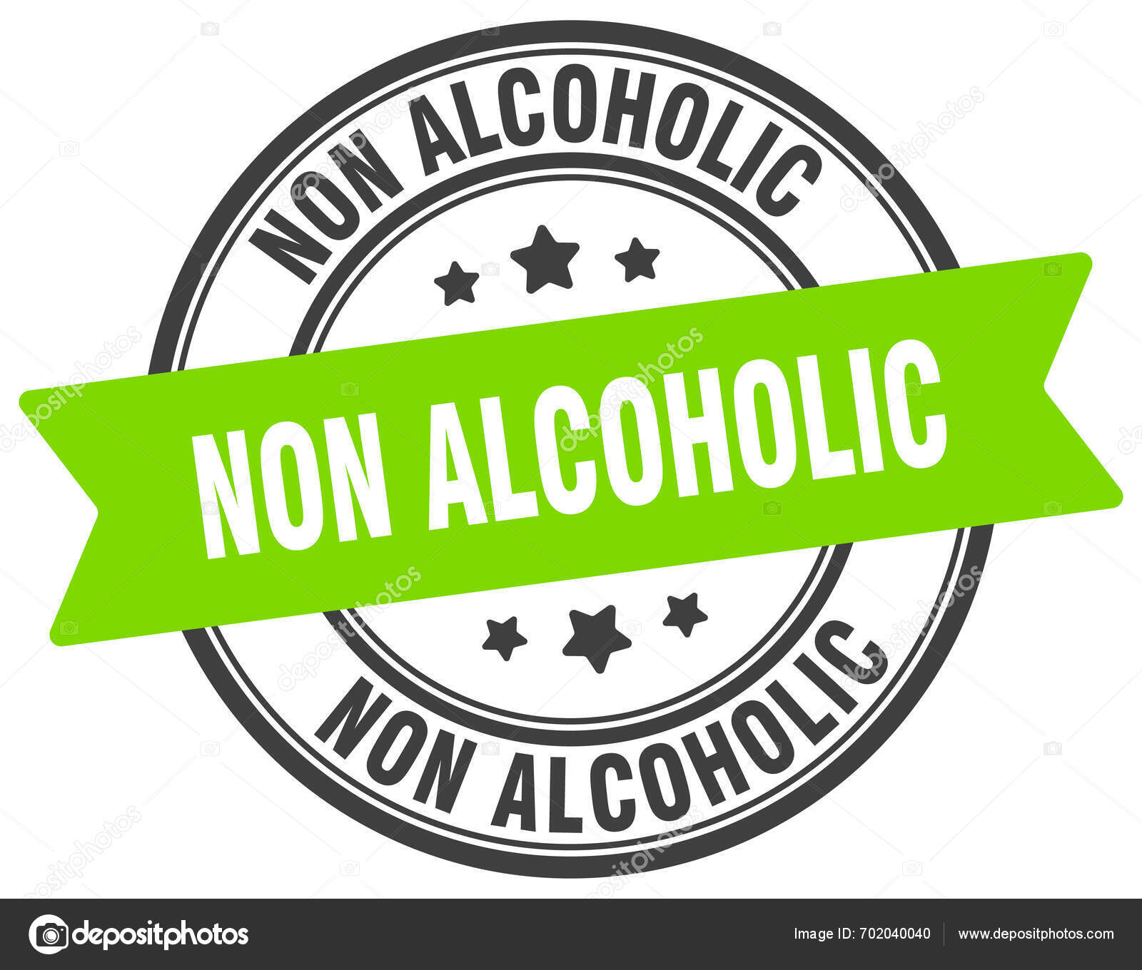 Non Alcoholic Stamp Non Alcoholic Sign Label Transparent Background ...