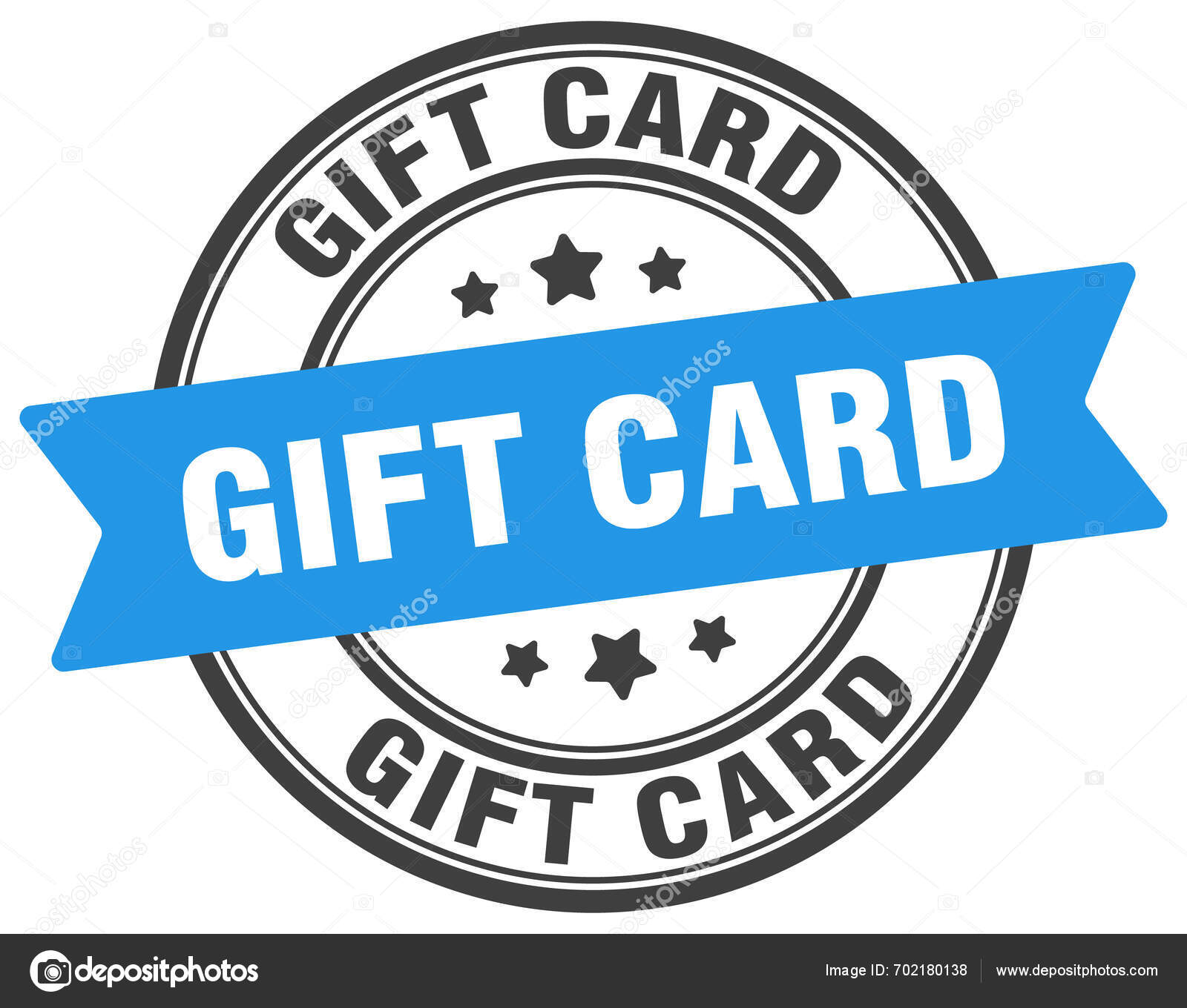 Gift Card Stamp Gift Card Sign Label Transparent Background Stock ...