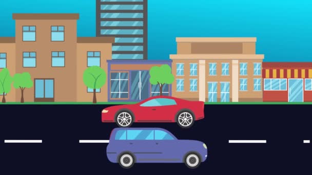 419 Coche vector de dibujos animados Videos, Royalty-free Stock Coche ...