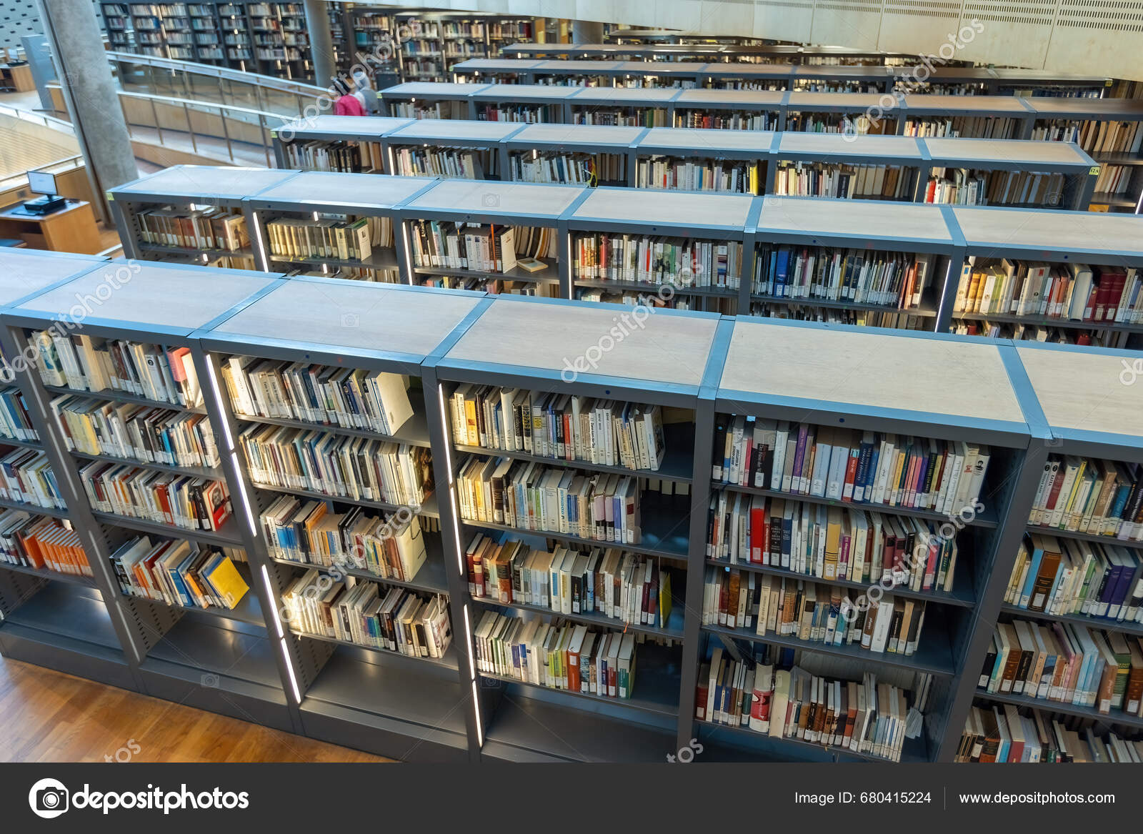 Main Reading Hall Museum Alexandria Library Egypt — Stock Editorial ...