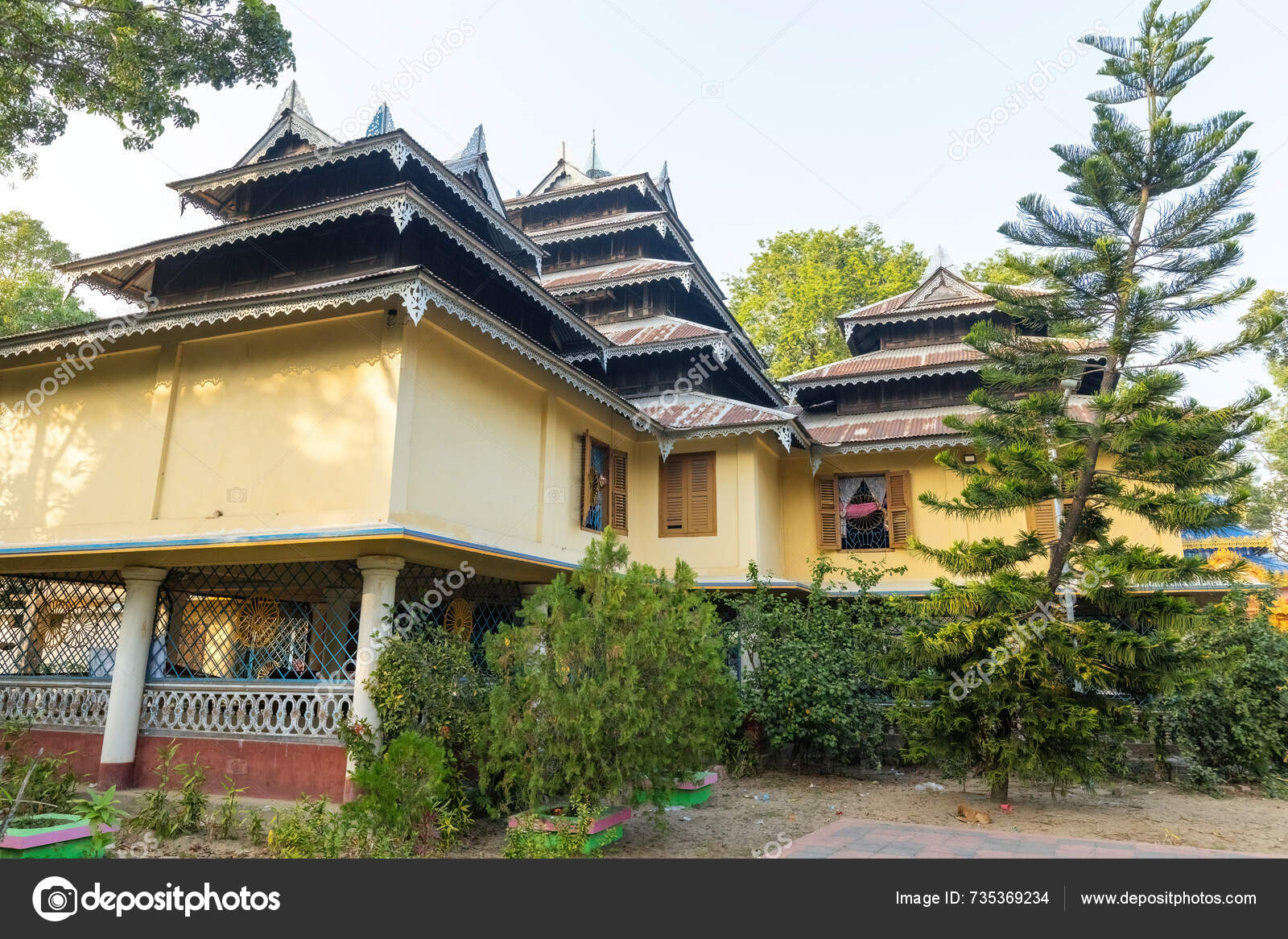 Buddhist Temple Details Cox's Bazar District Close Myanmar Border ...