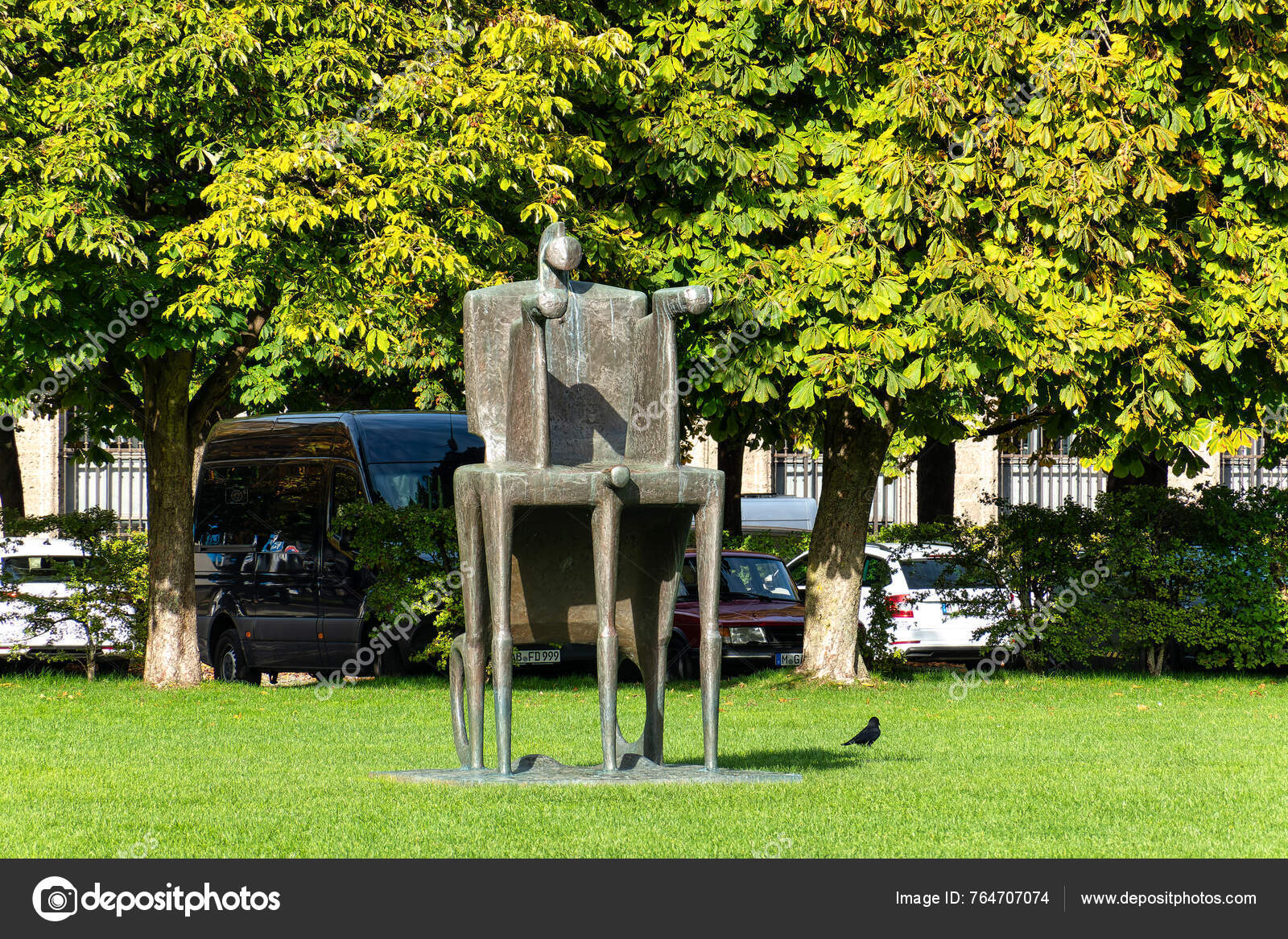 Munich Germany Oct 2024 Sculpture Park Pinakotheken Museum Munich ...