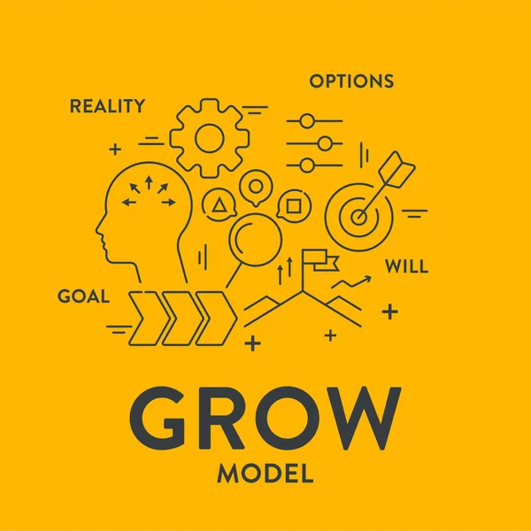 Change Grid Model Strategy Framework Diagram Chart Infographic Banner ...