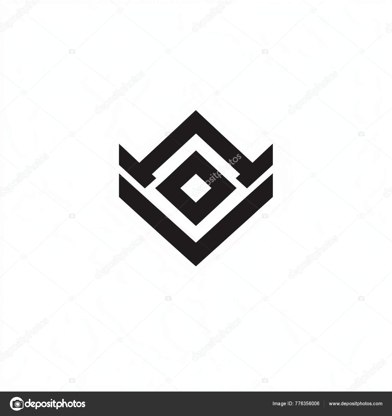 Initial Letters Logo Design Monogram Style — Stock Photo © AzurPro ...