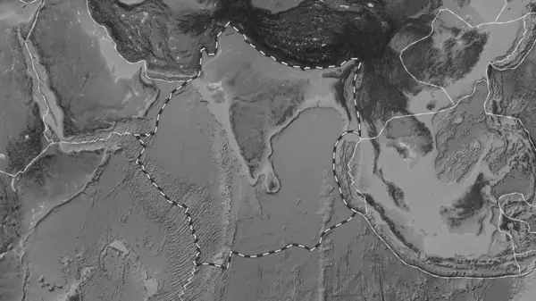 Shape Grayscale Elevation Map Lakes Rivers Malaysia Distance Scale Map ...