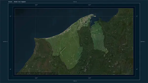 Timor Leste Highlighted High Resolution Satellite Map Map Country's Capital Stock Photo by ...