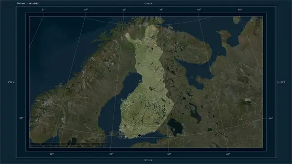 Northern Ireland Highlighted High Resolution Satellite Map Map Country's Capital — Stock Photo ...