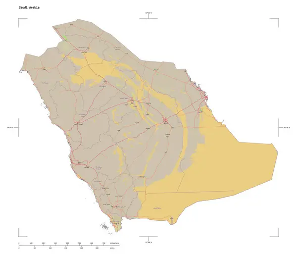 Shape Topographic Osm France Style Map Kuwait Distance Scale Map Stock Photo by ©zelwanka 694433280