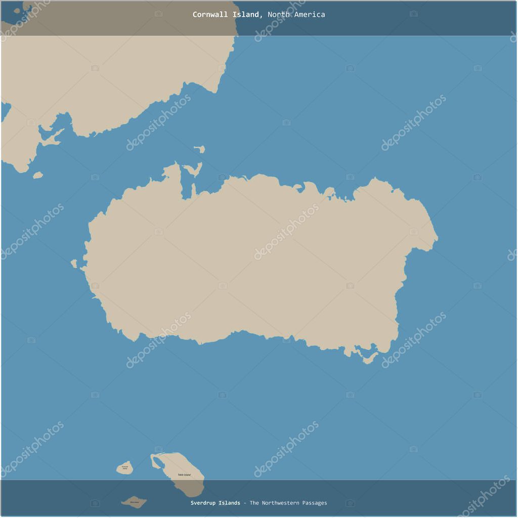 Cornwall Island en The Northwestern Passages, perteneciente a Canadá ...
