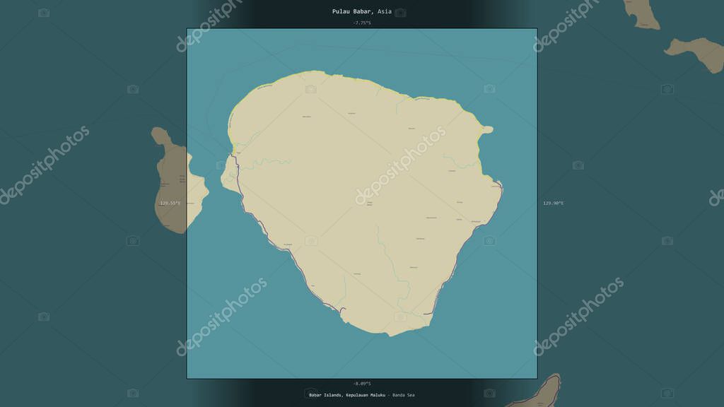 Pulau Babar en el Mar de Banda, perteneciente a Indonesia, descrito y ...