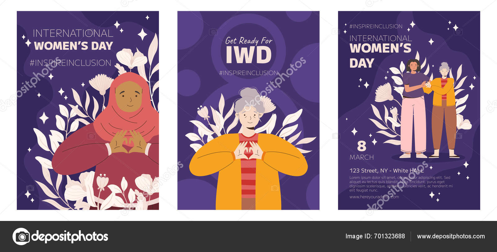 Iwd Inspire Inclusion Campaign International Women's Day 2024 Poster ...