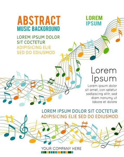 Color music notes Stock Vector by ©igordudas 94441514