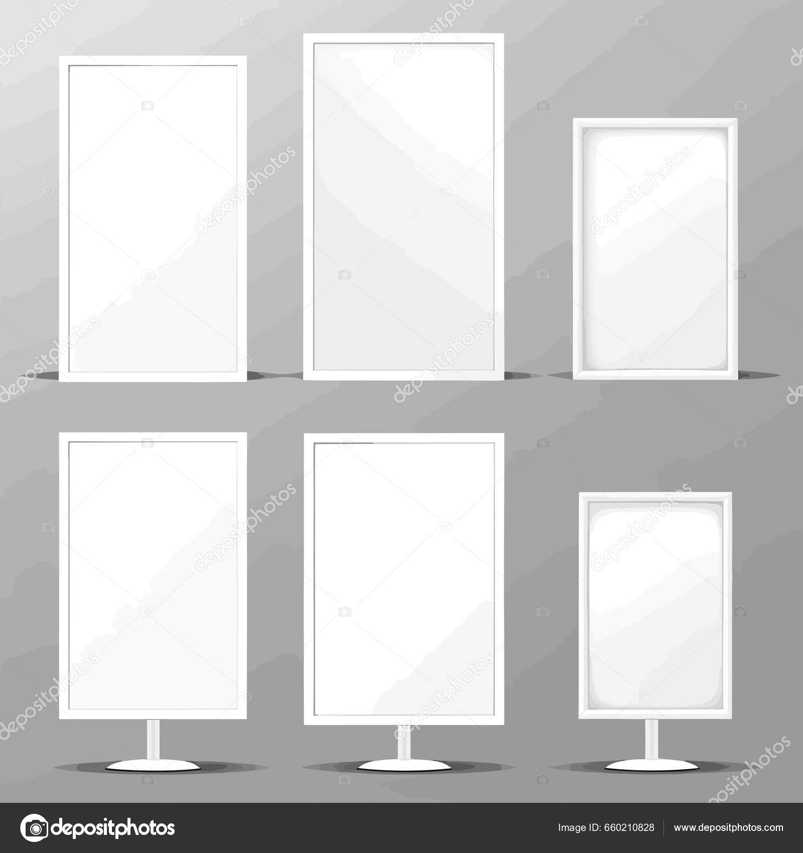 Set Empty Signs Vector Isolated Stock Vector by ©AdamLevy 660210828