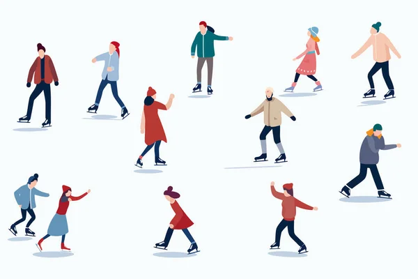 Playful Snowball Fight Smiling Couple Isolated Vector Style ...