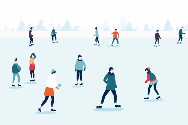 Playful Snowball Fight Smiling Couple Isolated Vector Style ...
