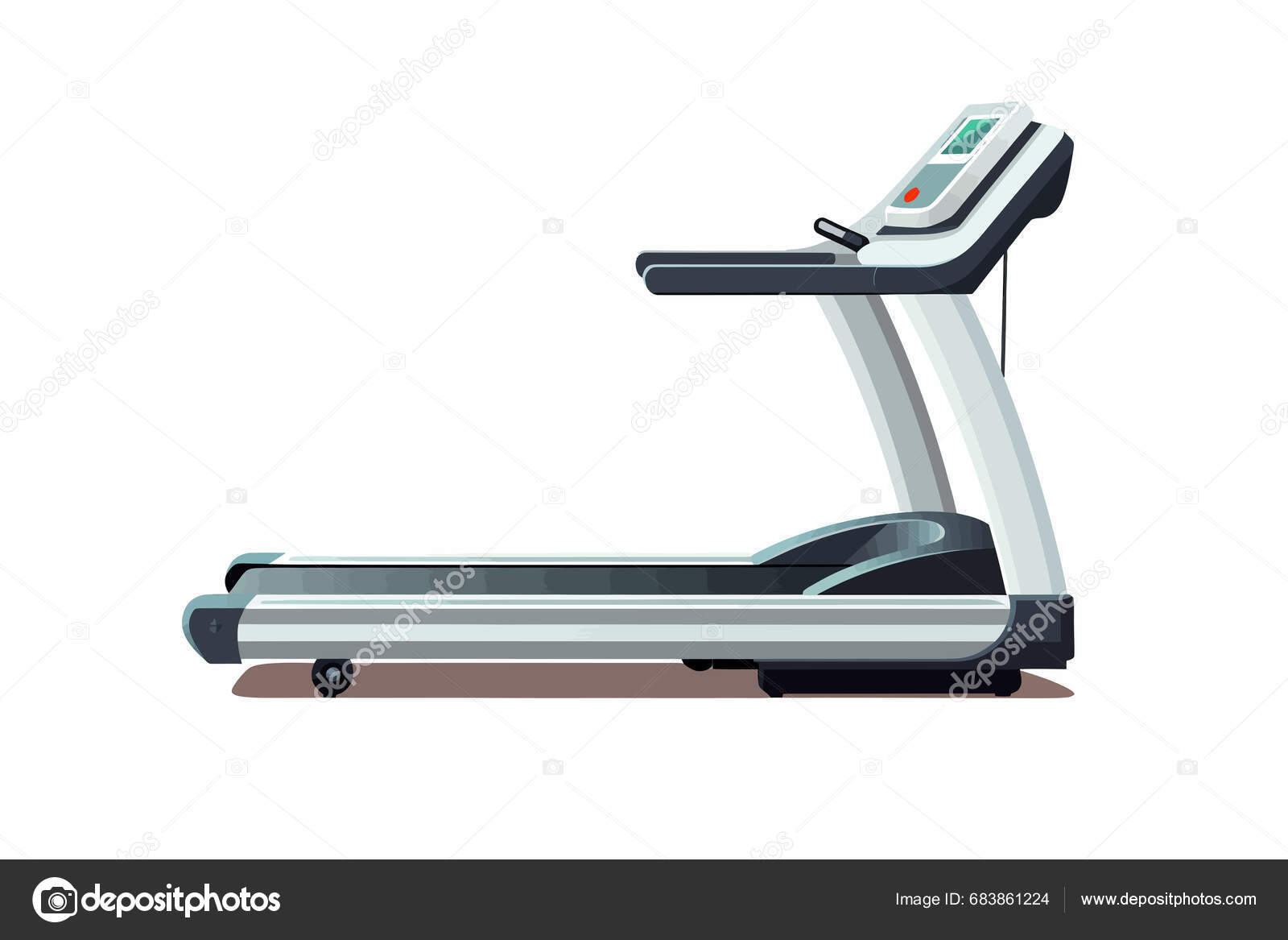 Treadmill Isolated Vector Style Illustration Stock Vector by ©AdamLevy ...