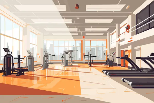 Gym space Vector Images | Depositphotos