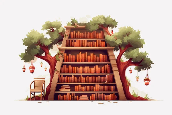 Magical library Vector Images | Depositphotos