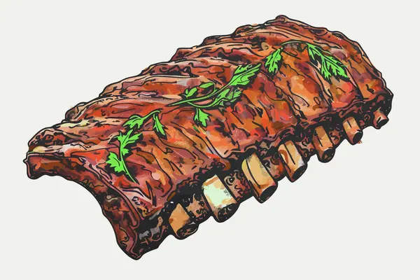 18,178,383 Barbecue ribs Vector Images | Depositphotos