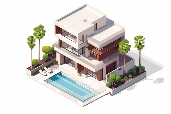 30,446,574 River home Vector Images | Depositphotos