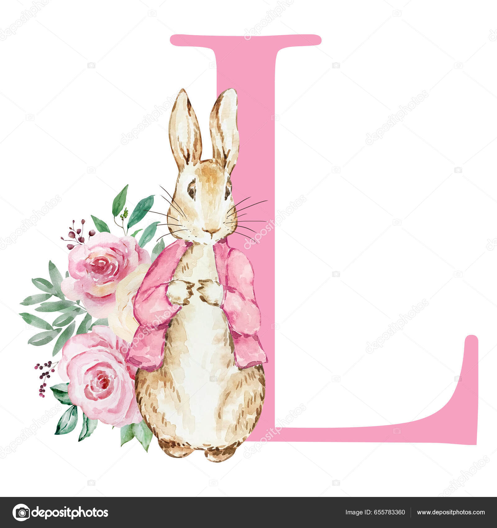 Pink Letter L
