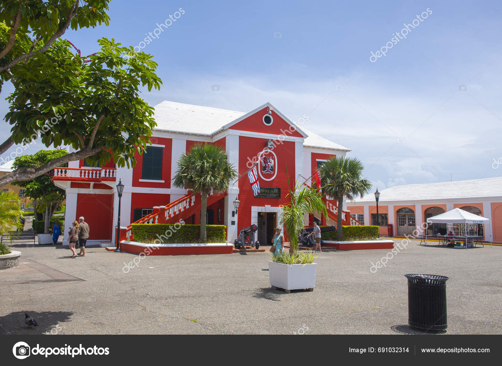 George's Town Hall Kings Square Town Center George's Bermuda Historic ...