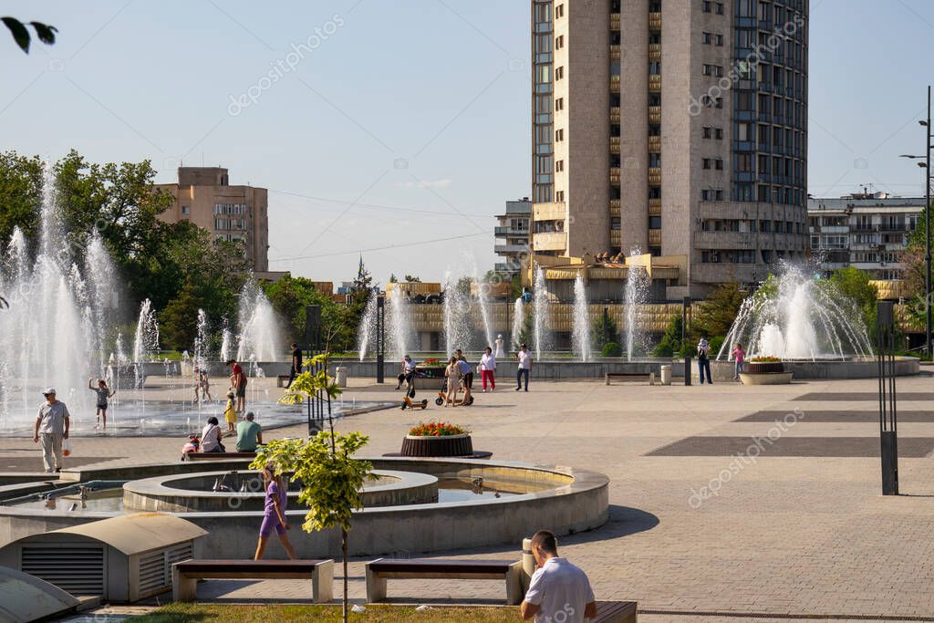 Almaty Kazajistán 20 de junio de 2022. Palacio de la República en la ...