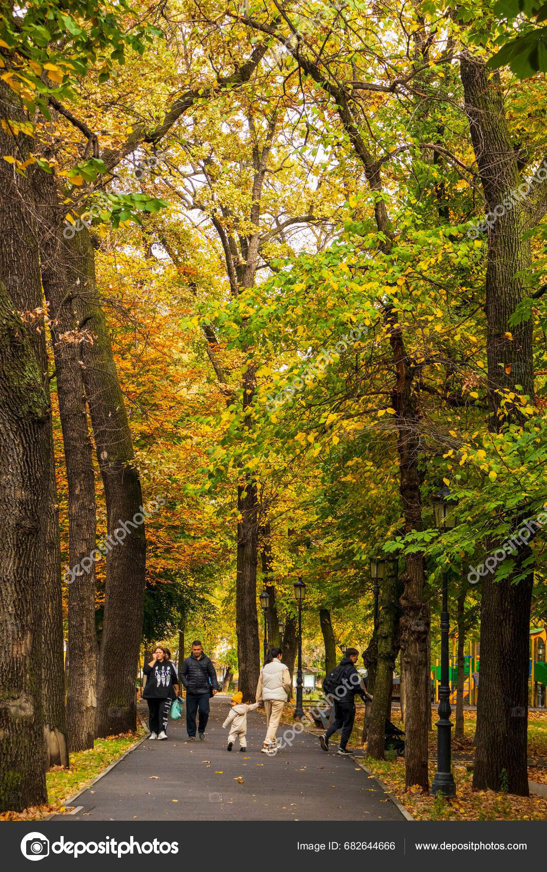 Almaty City Almaty Kazakhstan October 2023 Park Panfilov Guardsmen ...