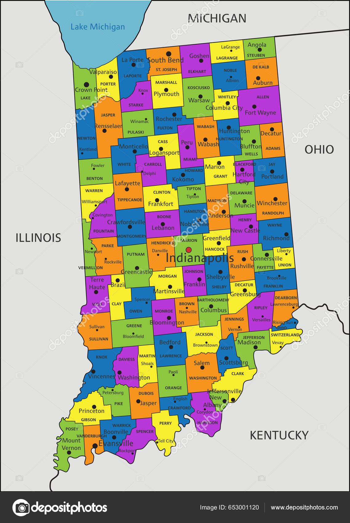 Mapa Imprimible De Indiana Printable Street Map Of Rosario, Argentina.