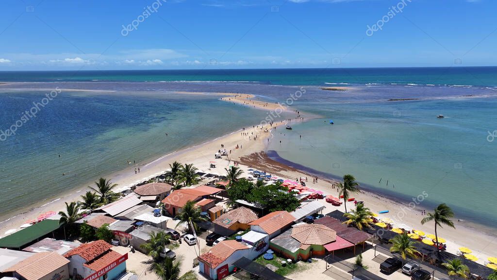 Moses Way In Santa Cruz Cabralia Bahia Brasil. Paisaje de playa ...