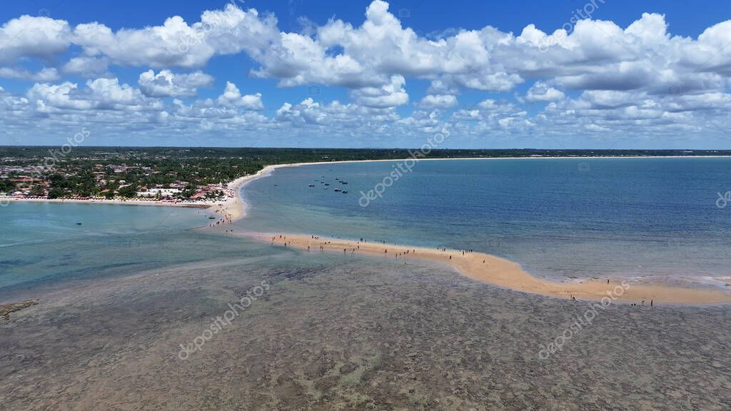 Moses Way In Santa Cruz Cabralia Bahia Brasil. Paisaje de playa ...