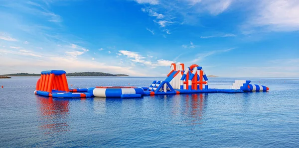 Inflatable course Stock Photos, Royalty Free Inflatable course Images ...