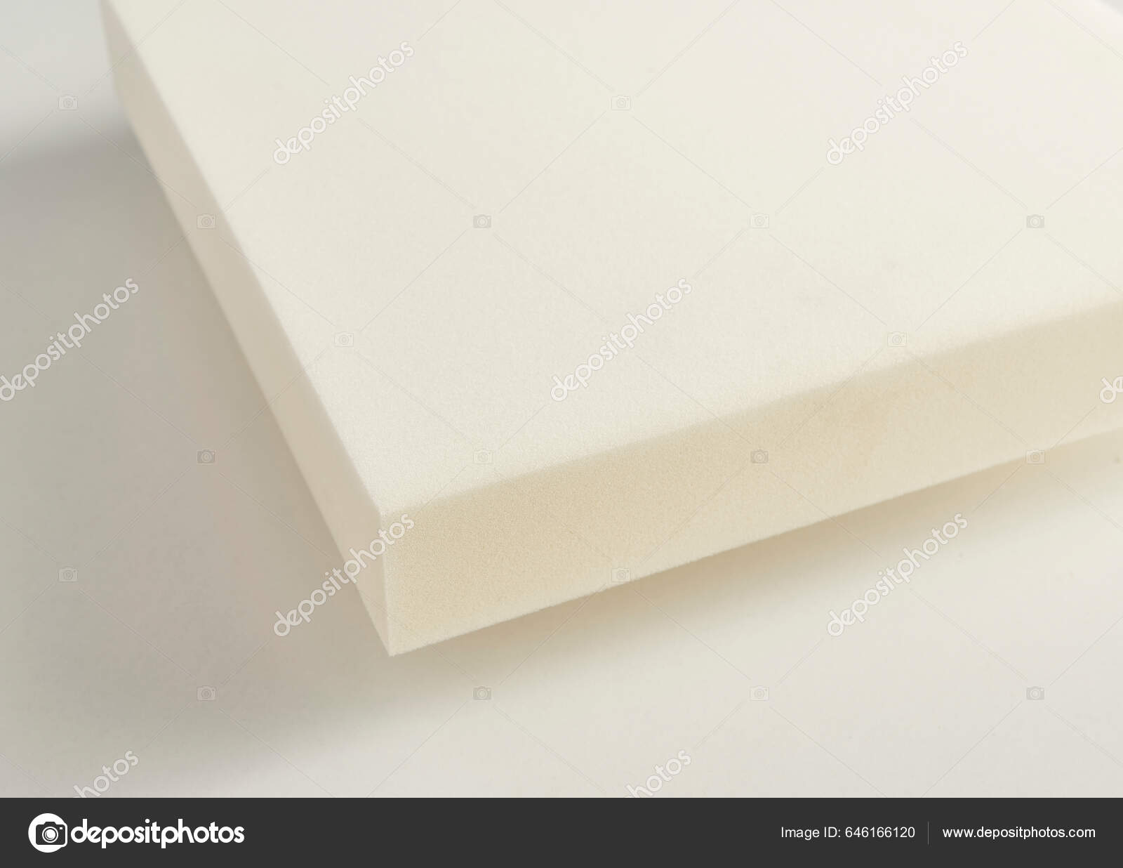 Mattress Bed Sponge Section Isolated White Background — Stock Photo ...