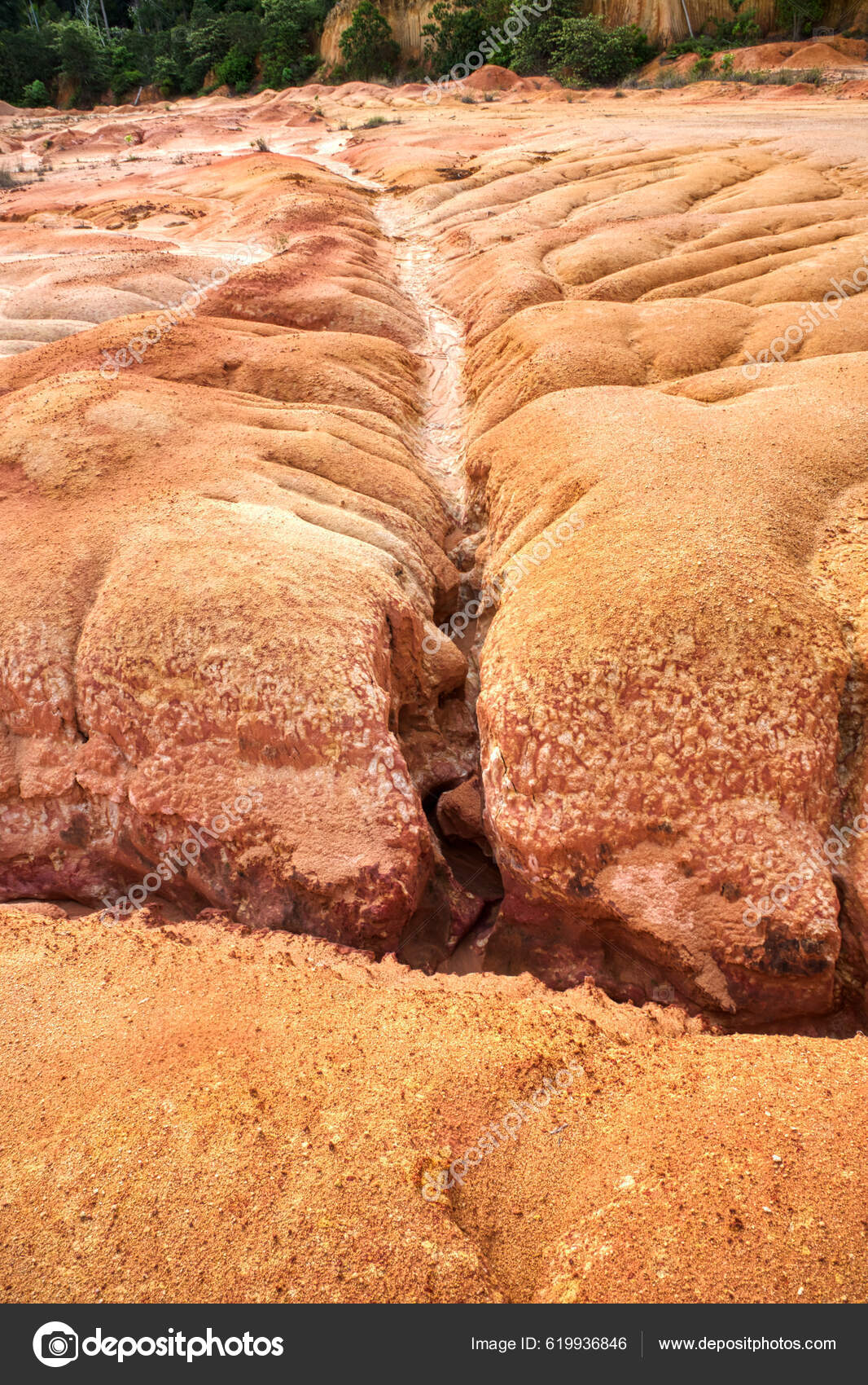 Soil Mining Causes Soil Erosion Land — Stock Photo © sweemingyoung ...