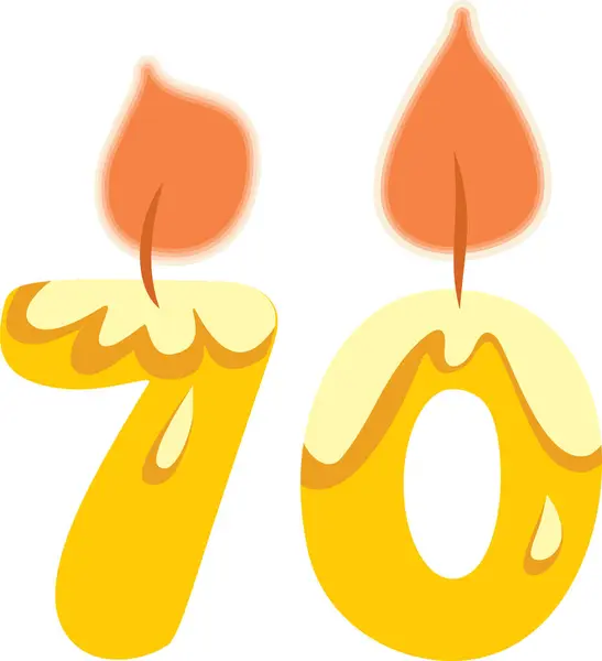 Happy 70th birthday Vector Images | Depositphotos