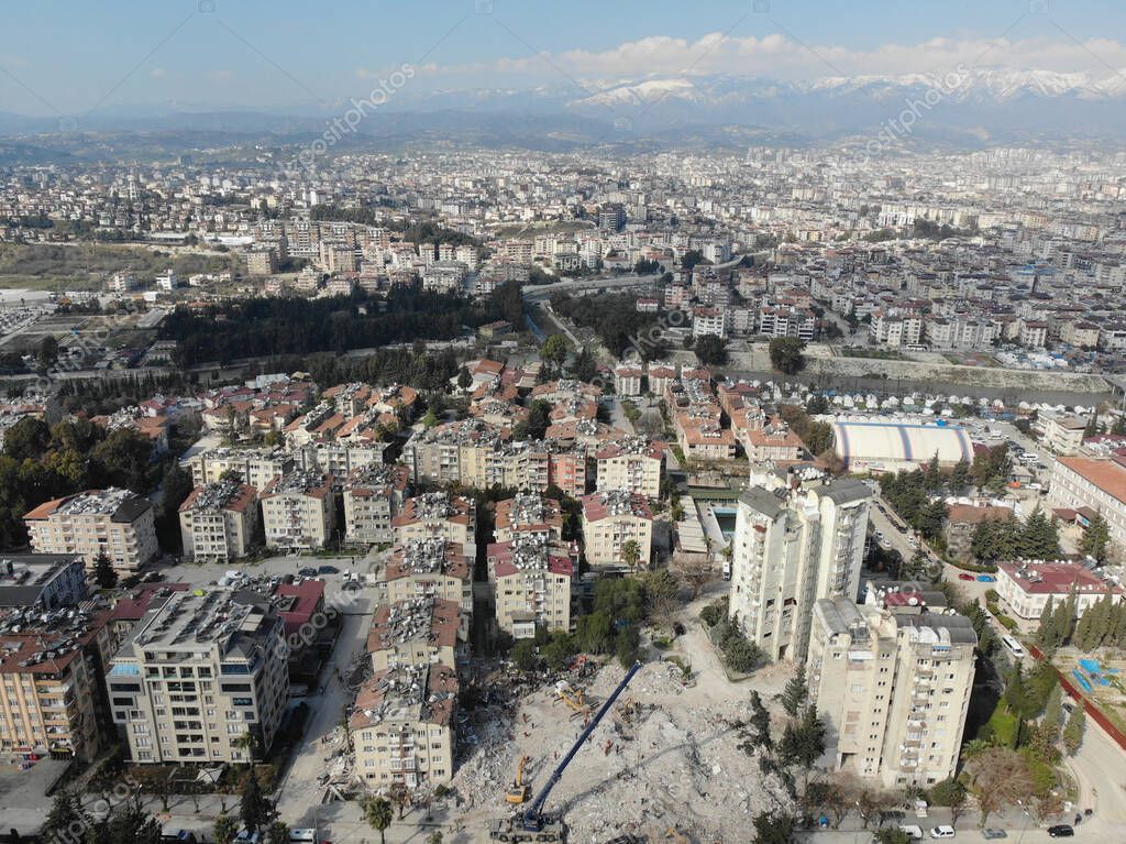 Antakya, Hatay, Turkey Drone Footage - February 11th, 2023: Turkey ...