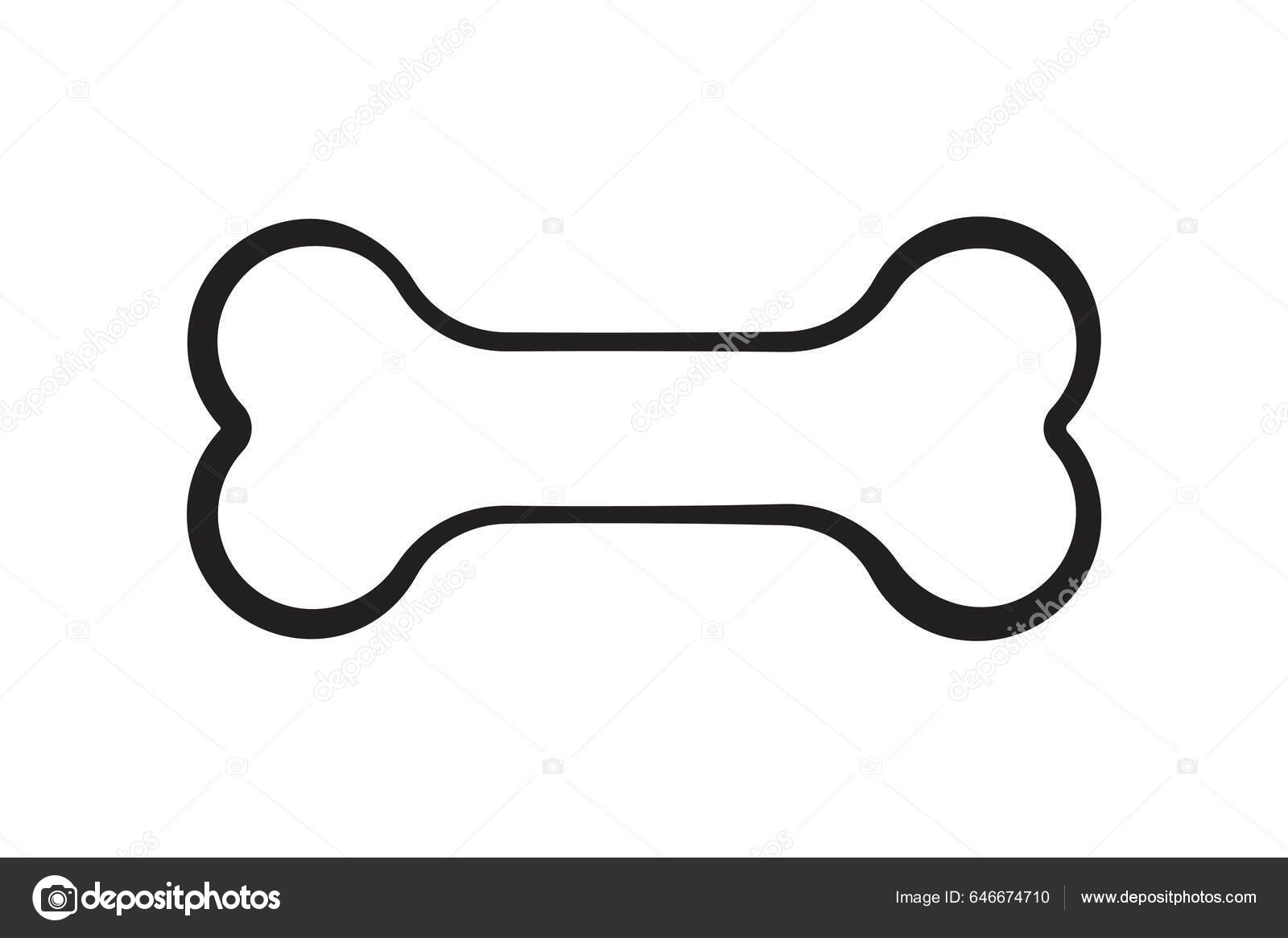 Dog Bone Clipart Outline Dog Bone Outlines Printable | Dog Template,
