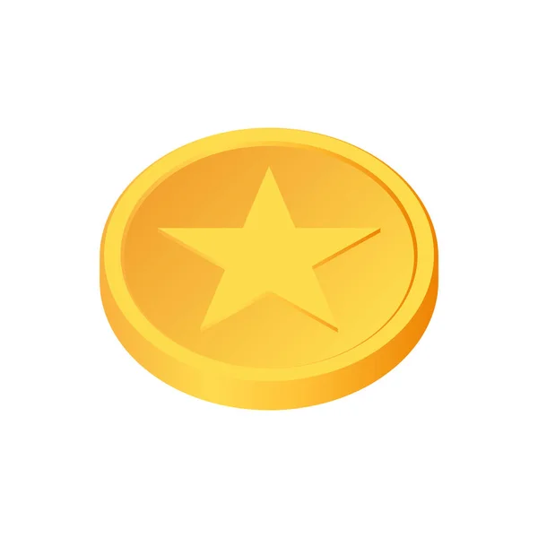 10,163,680 Gold star coins Vector Images | Depositphotos