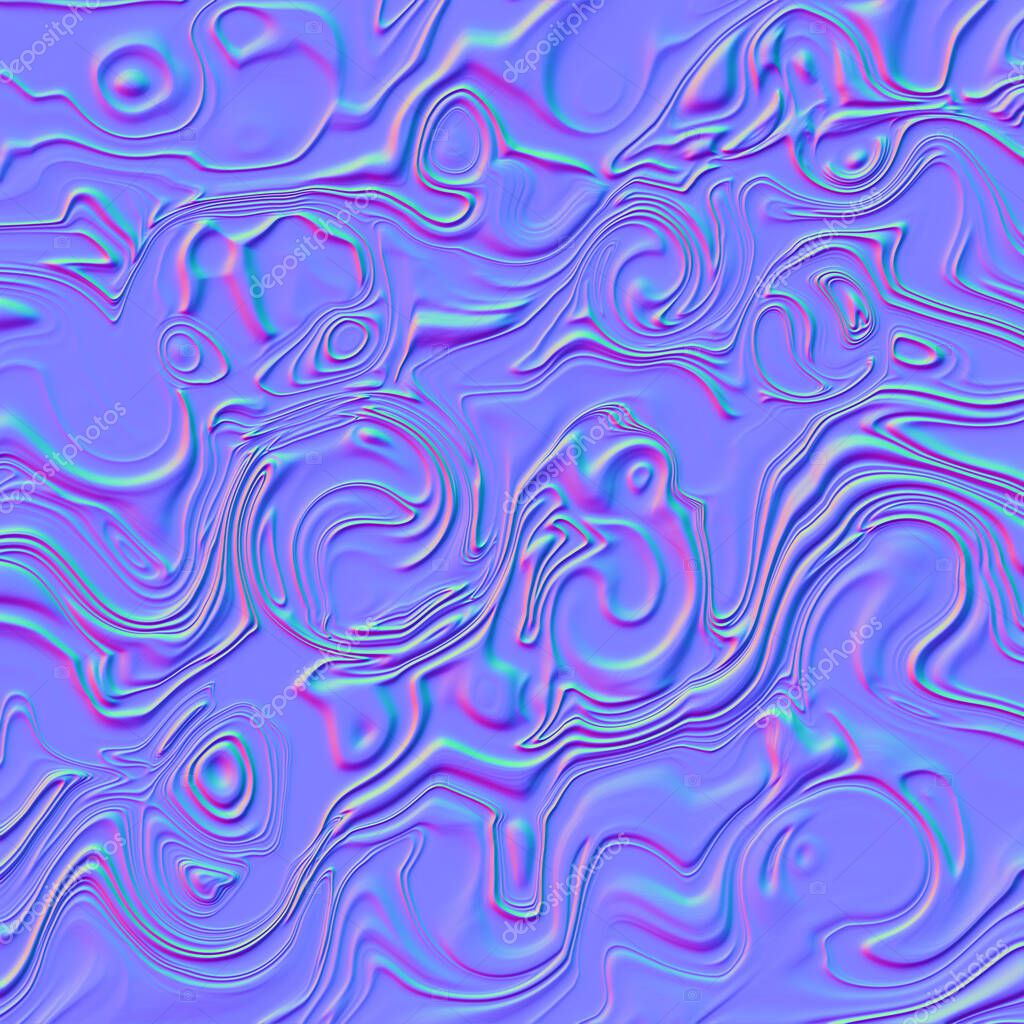 Abstract liquid lines, Normal map texture,for bump map texture 3d shaders and materials-3D ...