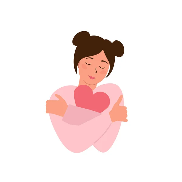 Peluk diri Vektor Stok, Ilustrasi Peluk diri Bebas Royalti | Depositphotos