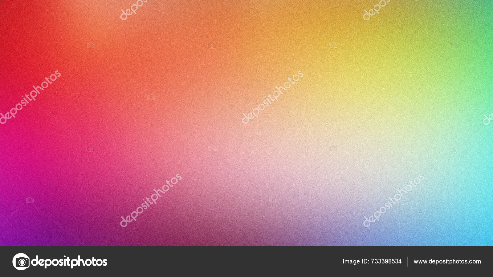 Textured Background Grainy Effect Transitioning Colors Rainbow — Stock ...