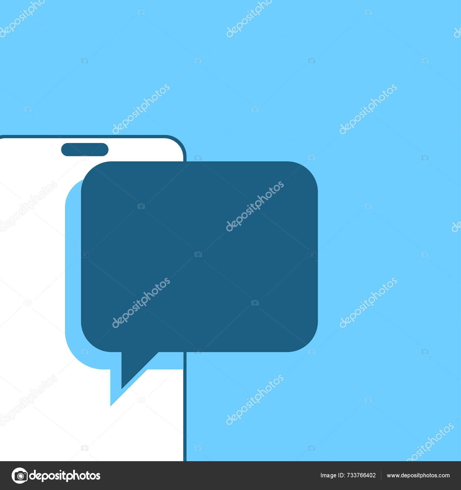 New Notification Fresh Message Phone Screen Modern Simple Banner ...