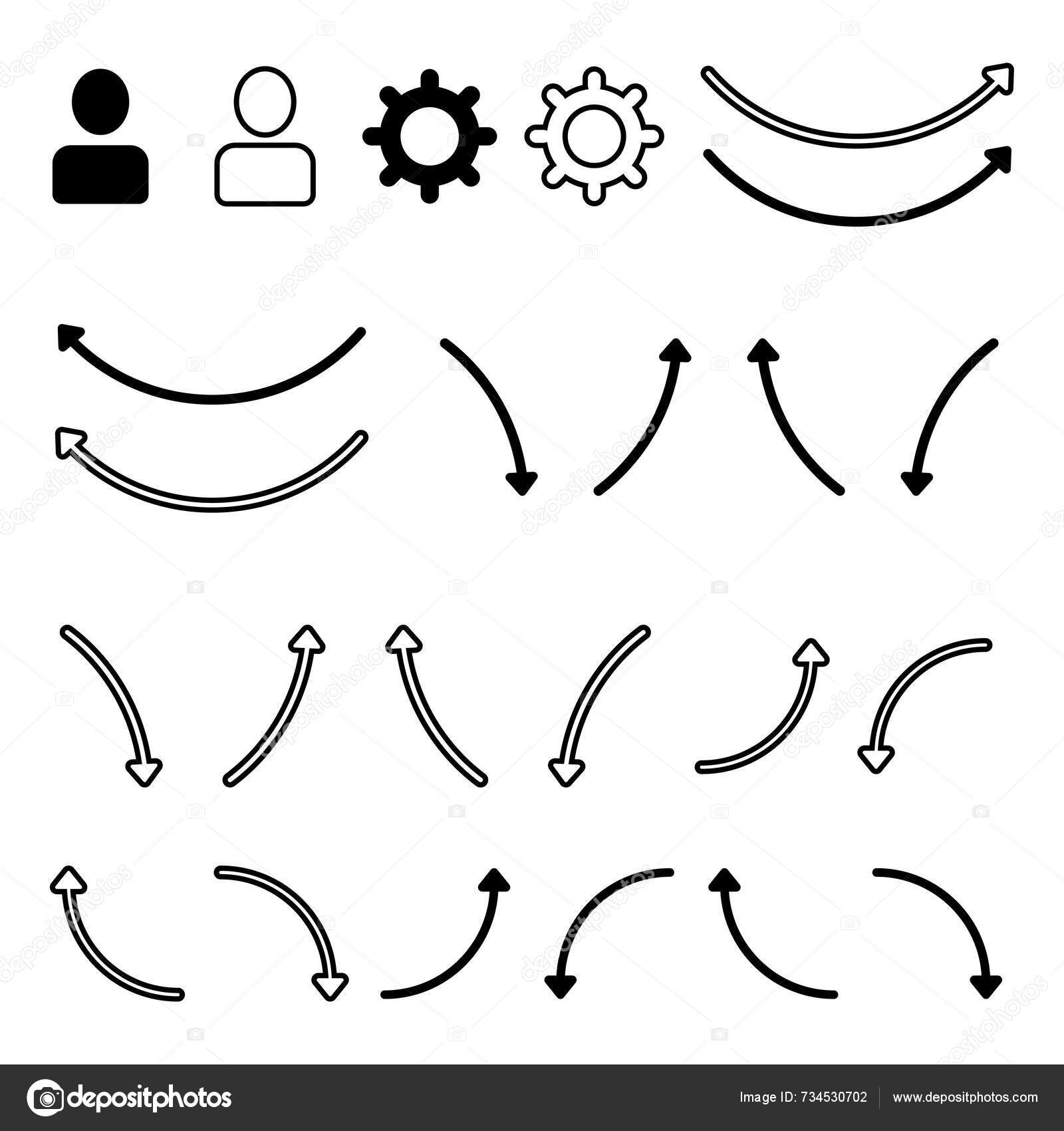 Arrows Big Black Set Icons Arrow Icon Arrow Vector Collection — Stock ... Arrows Big Black Set Icons Arrow Icon Arrow Vector Collection — Stock ...