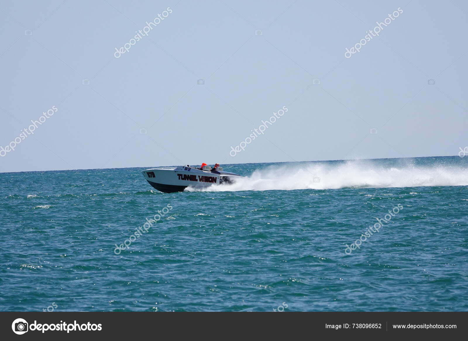 Sheboygan Wisconsin Usa August 11Th 2024 High Speed Boats Cruised ...