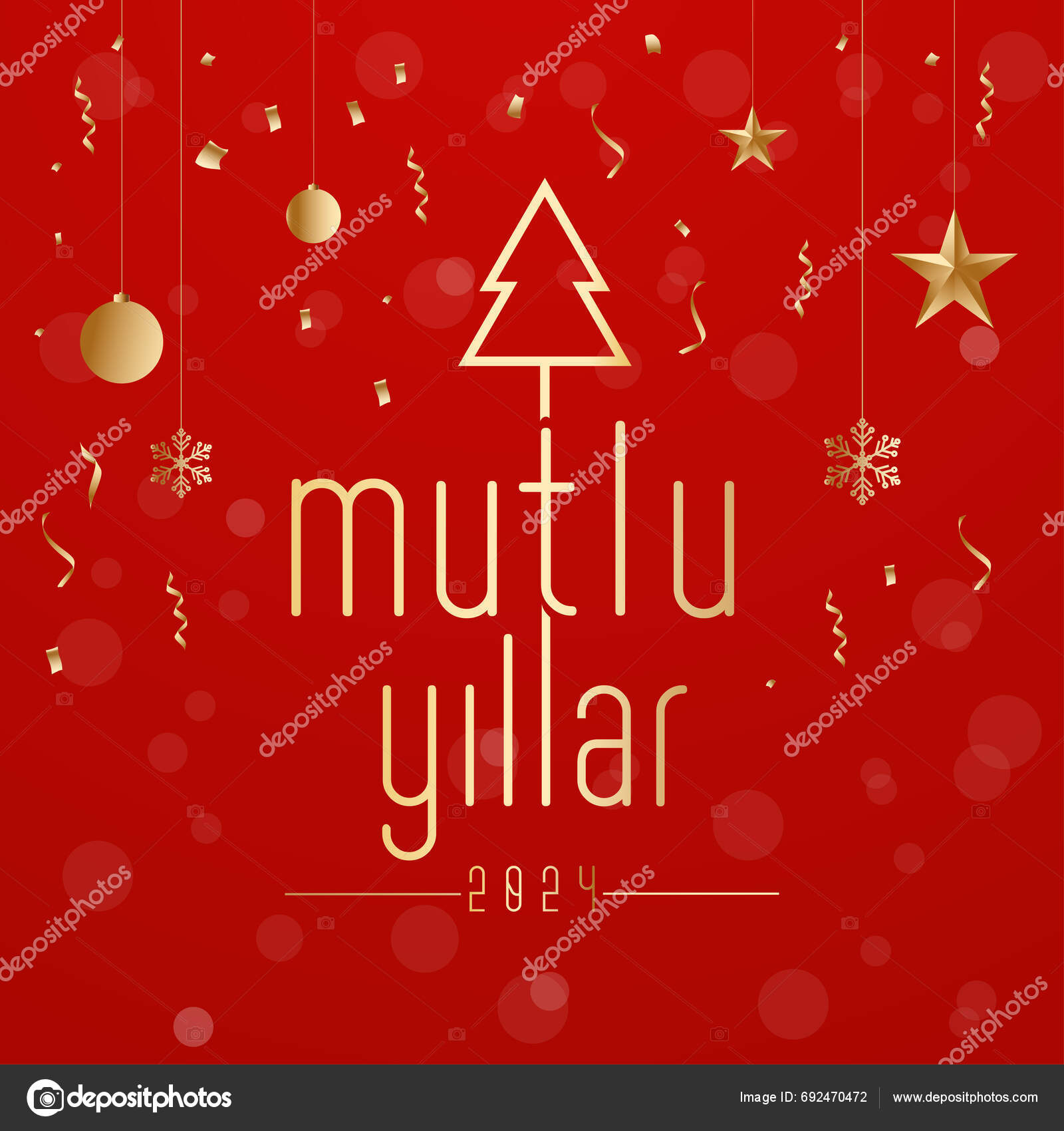 Yeni Yil Mutlu Yillar 2024 2025 Tebrik Karti Translation Merry Stock ... Yeni Yil Mutlu Yillar 2024 2025 Tebrik Karti Translation Merry Stock ...